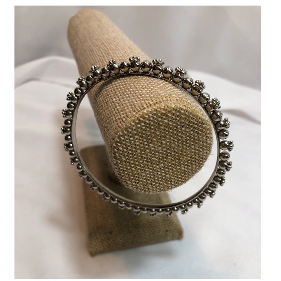 Jewelry | Large Silver Bangle Bracelet | Poshmark